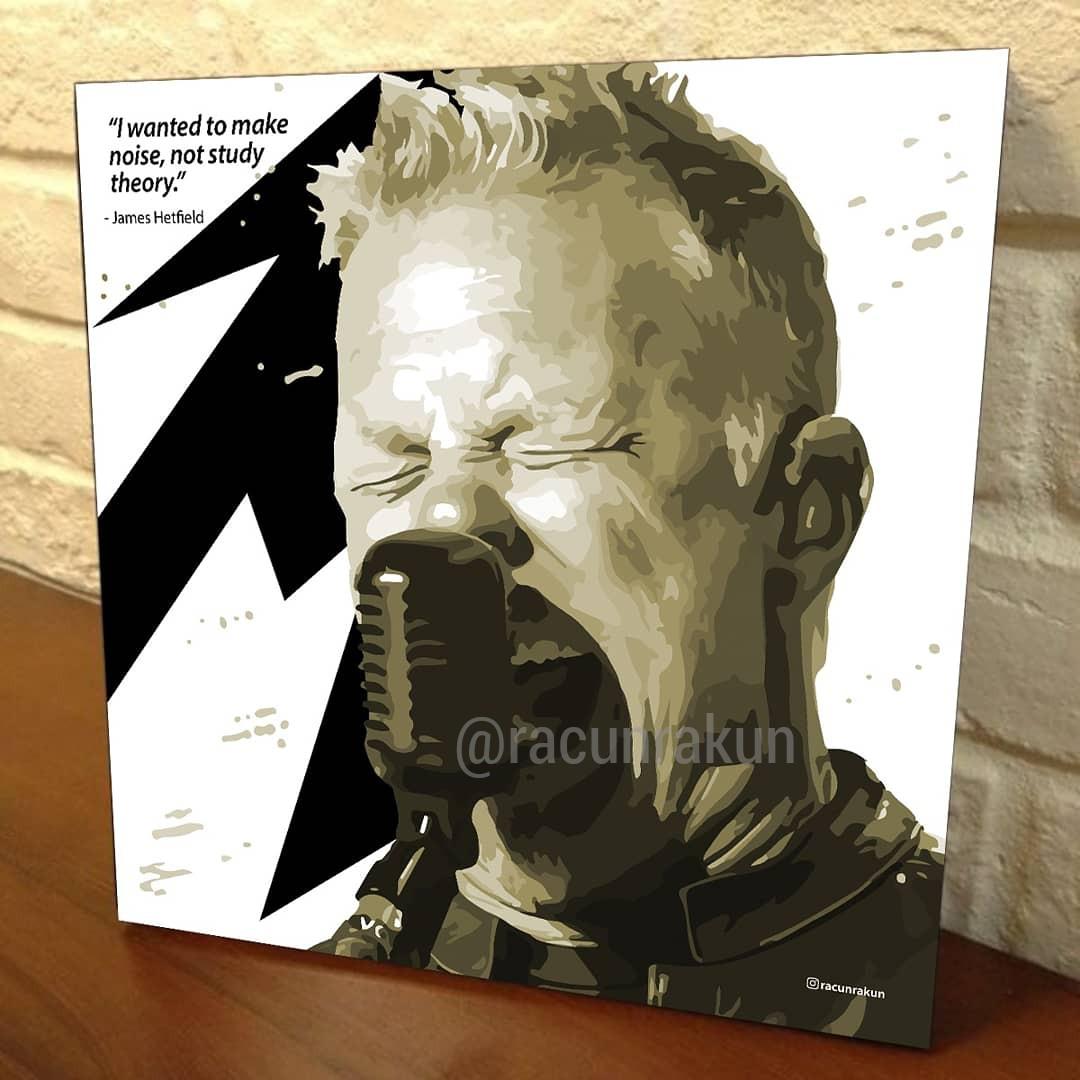Metallica Pop Art Frame special edition 40th anniversary, Hobbies ...