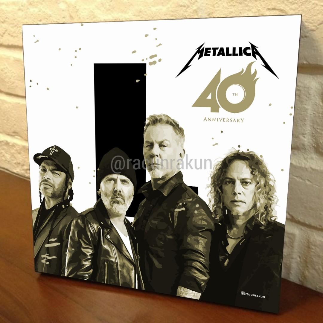 Metallica Pop Art Frame special edition 40th anniversary, Hobbies ...