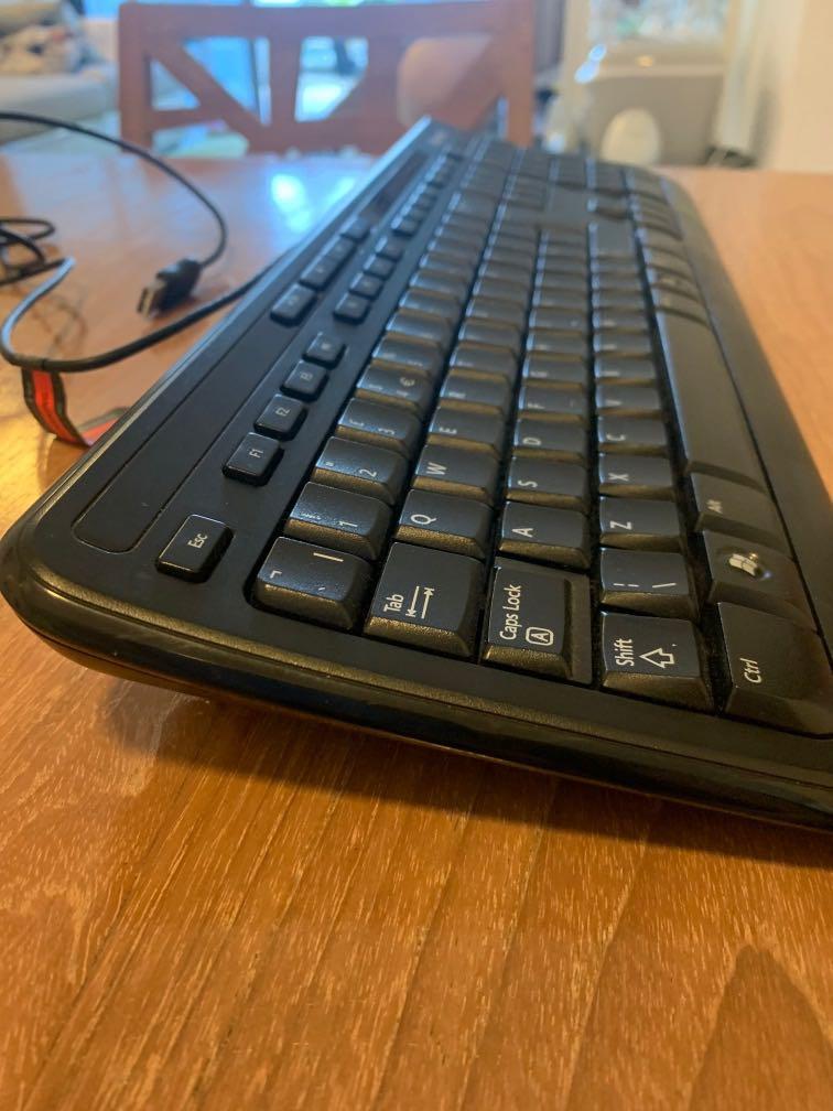 Microsoft sunken key keyboard, Computers & Tech, Parts & Accessories ...