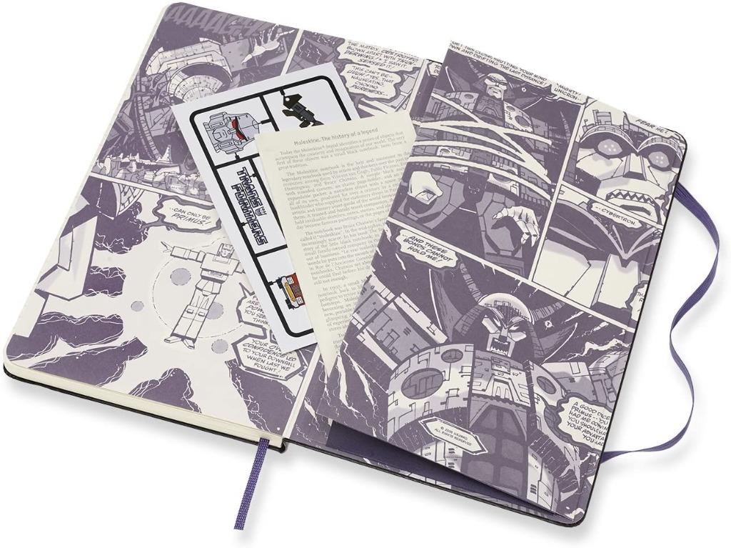 MOLESKINE: Limited Edition Transformers Ruled Notebook (Evil Decepticon ...