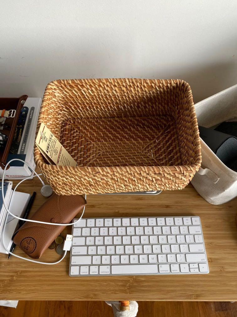 Muji Rattan boxes, Furniture & Home Living, Home Improvement ...