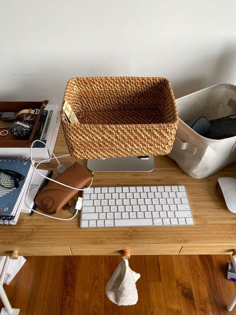 Muji Rattan boxes, Furniture & Home Living, Home Improvement ...