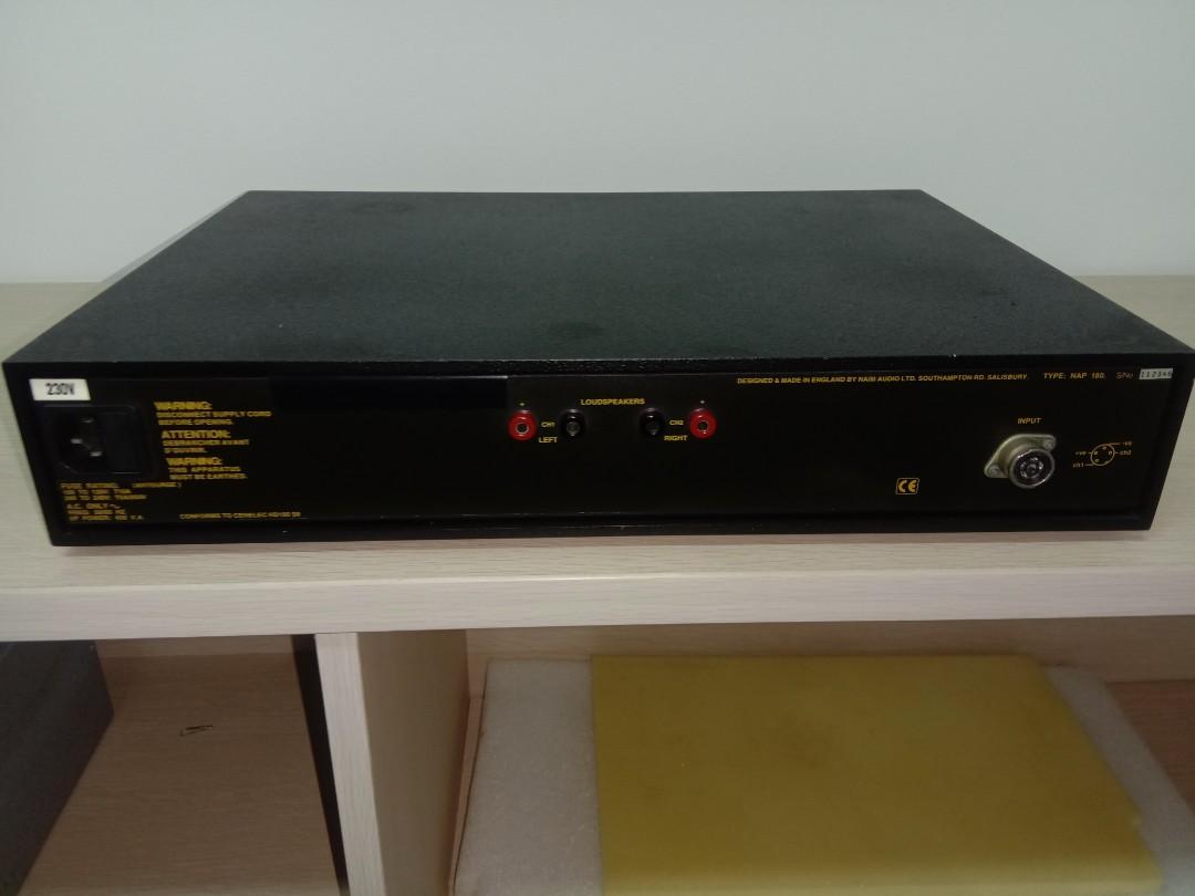 Naim NAP 180 POWER AMP, Audio, Soundbars, Speakers & Amplifiers on ...
