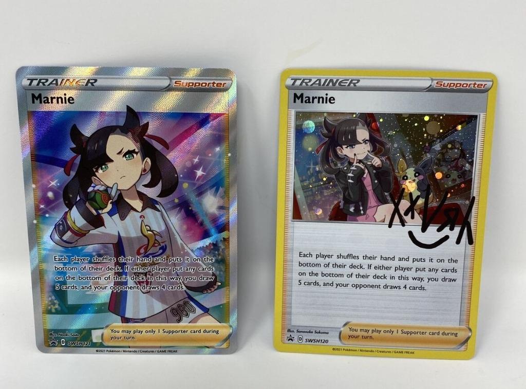 Pokemon Marnie premium tournament promo cards for sale, Hobbies & Toys ...