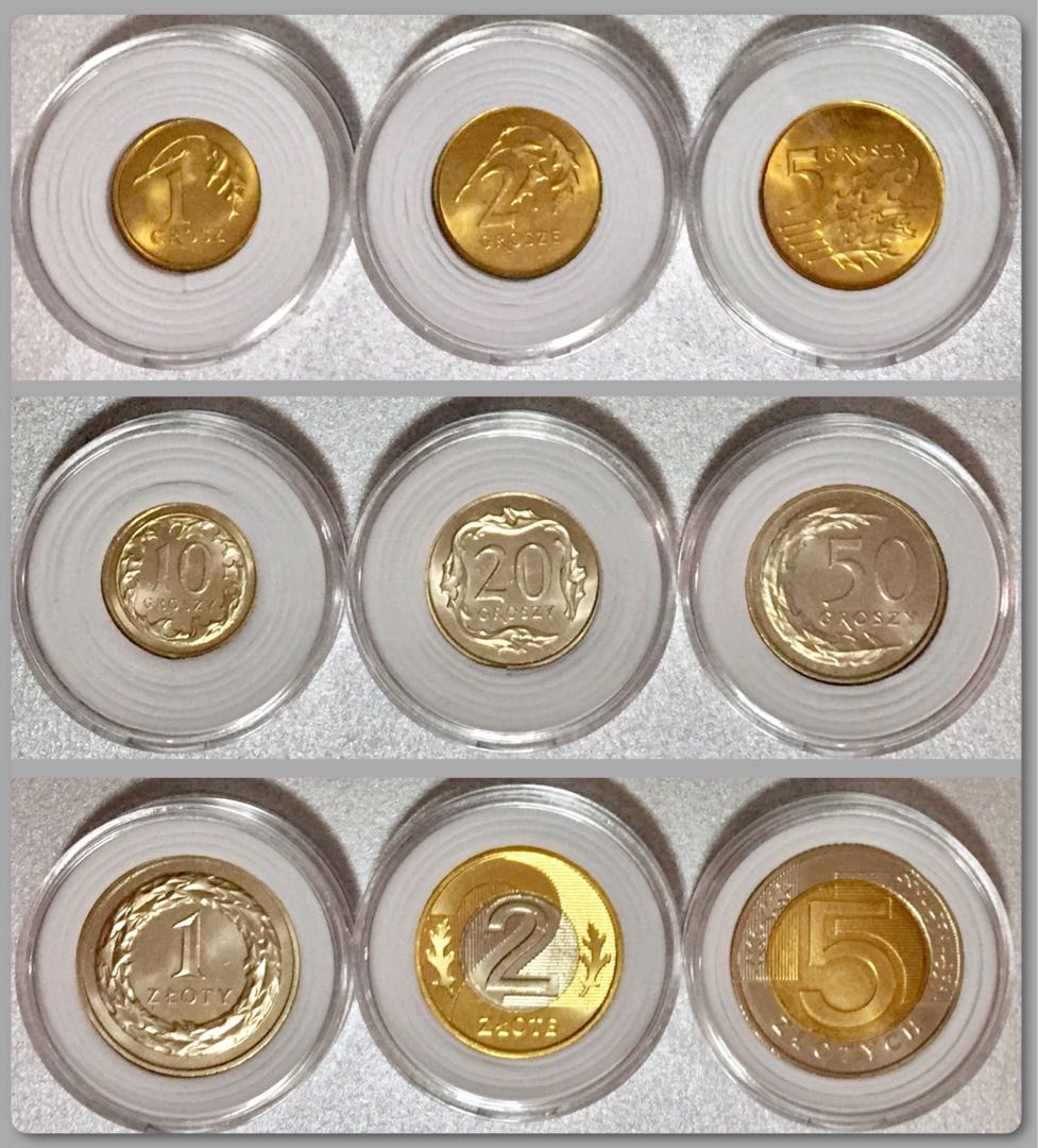Poland Coins Set, Hobbies & Toys, Memorabilia & Collectibles, Currency ...