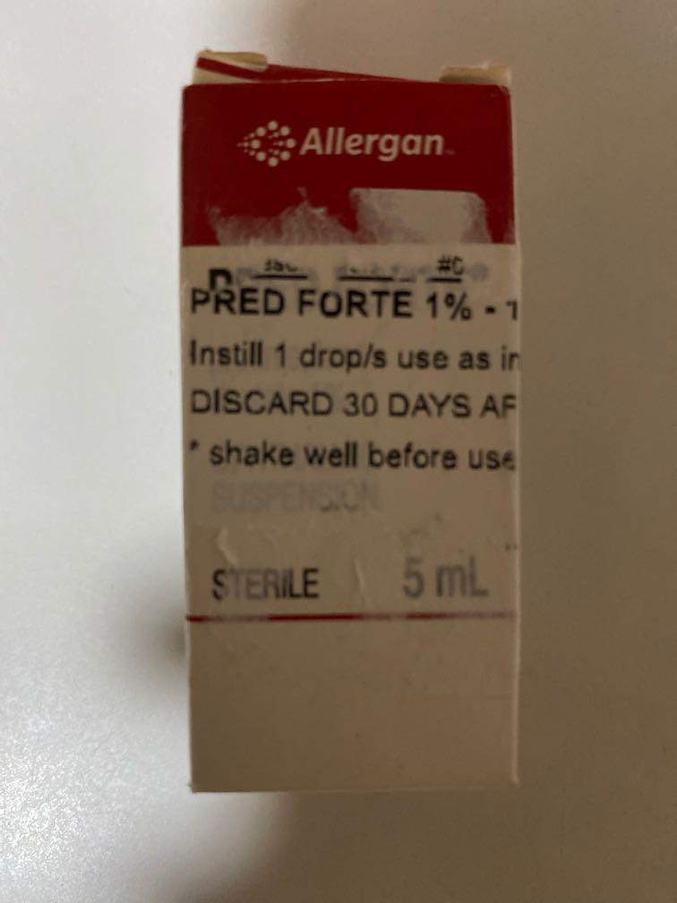 Pred Forte 1% 5ml, Health & Nutrition, Medical Supplies & Tools on ...