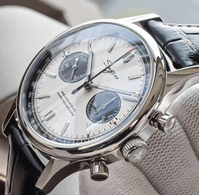 Sugess Panda Mechanical Chronograph, Luxury, Watches on Carousell