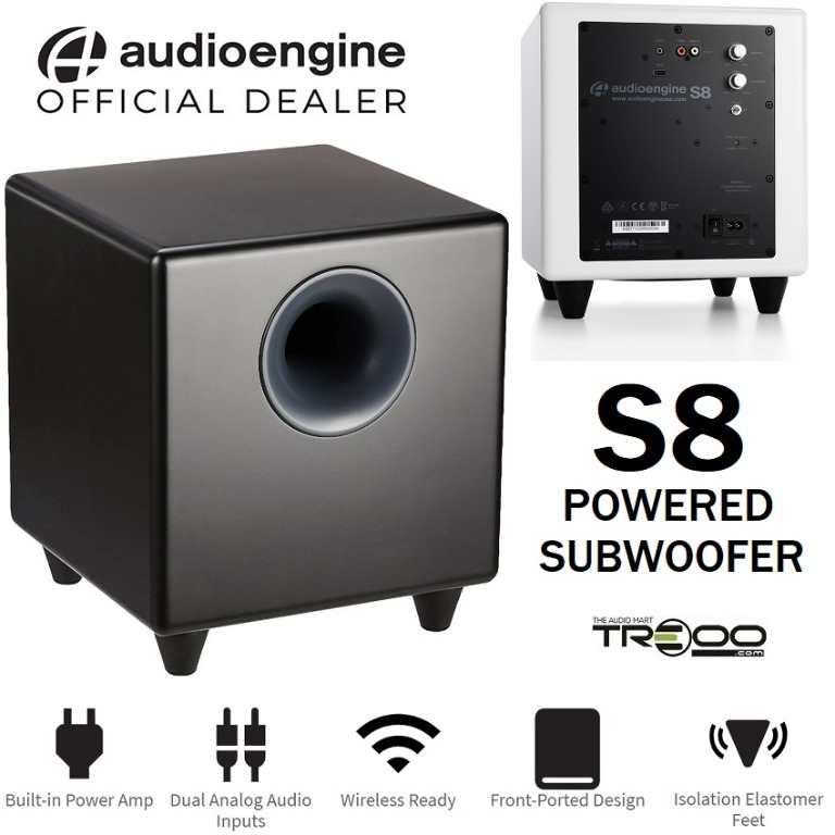 [Official] Audioengine S8 Powered 8" Active Subwoofer, Audio, Soundbars ...