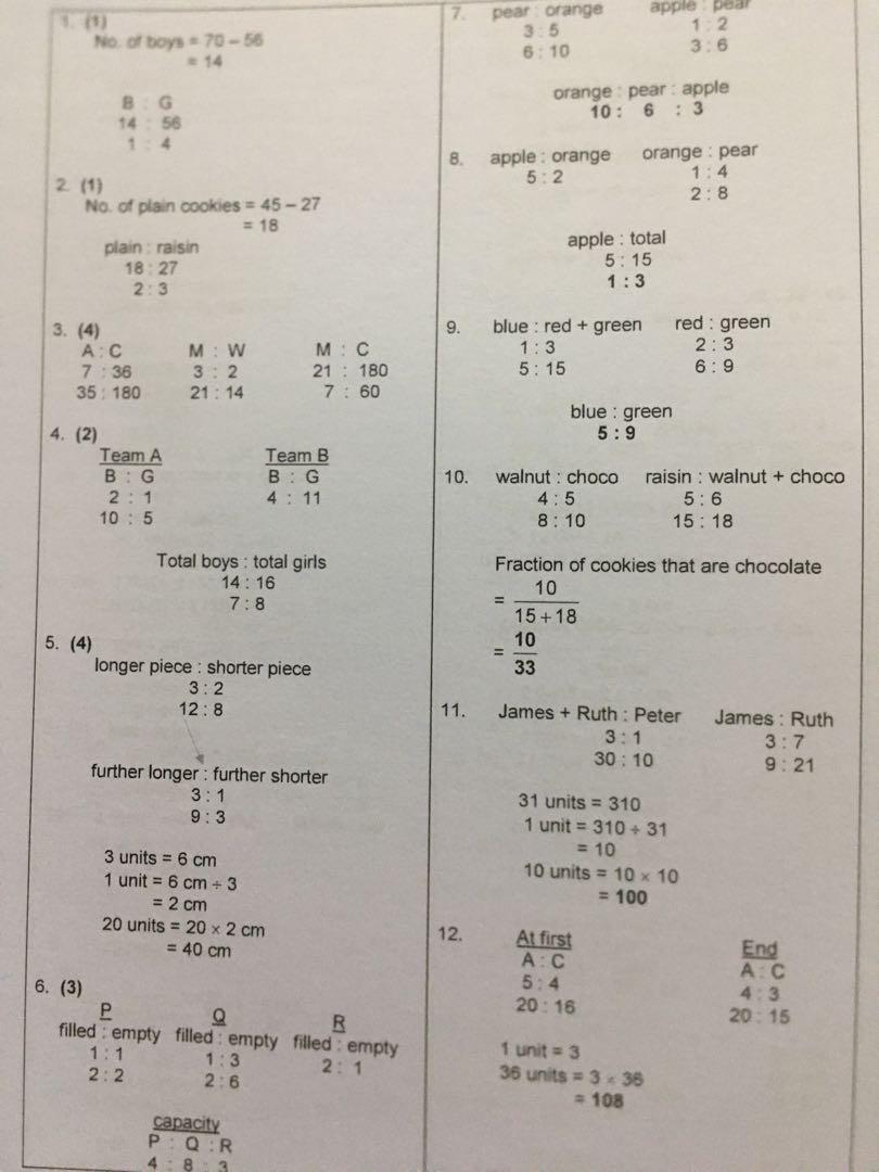 PSLE Math topical | Primary 6 | P5 P6 | mathematics topical exam ...