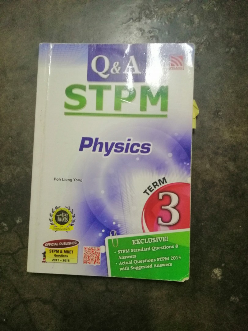 Q&A stpm physic sem 3 with full explanation answer, Hobbies & Toys ...