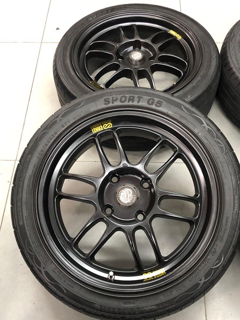 Rim Enkei RPF1 16 7jj pcd114 et38, Auto Accessories on Carousell