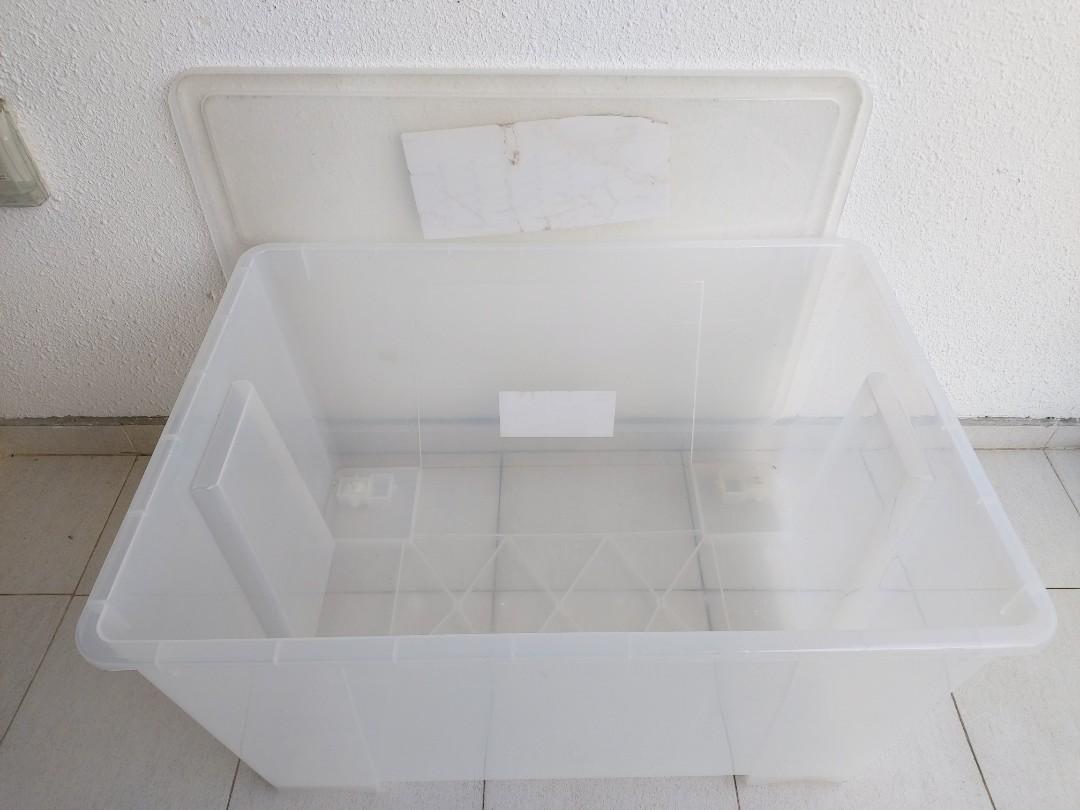 Samla IKEA Storage Box 130l, Furniture & Home Living, Home Improvement ...