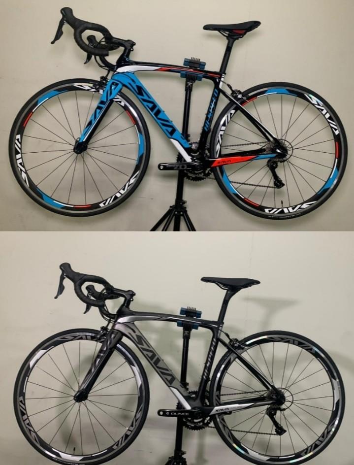 SAVA Road Bike 700c Carbon road Carbon frame/fork Bicycle 18 speed bike ...