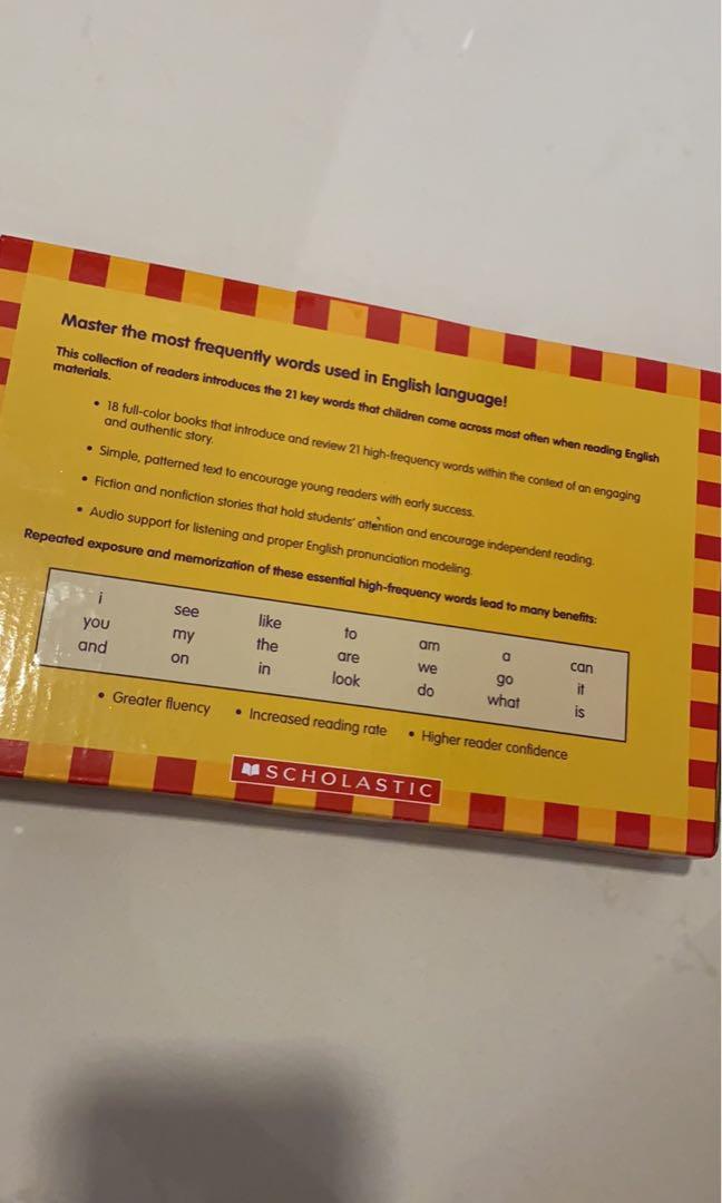 Scholastic high frequency readers, Hobbies & Toys, Books & Magazines ...