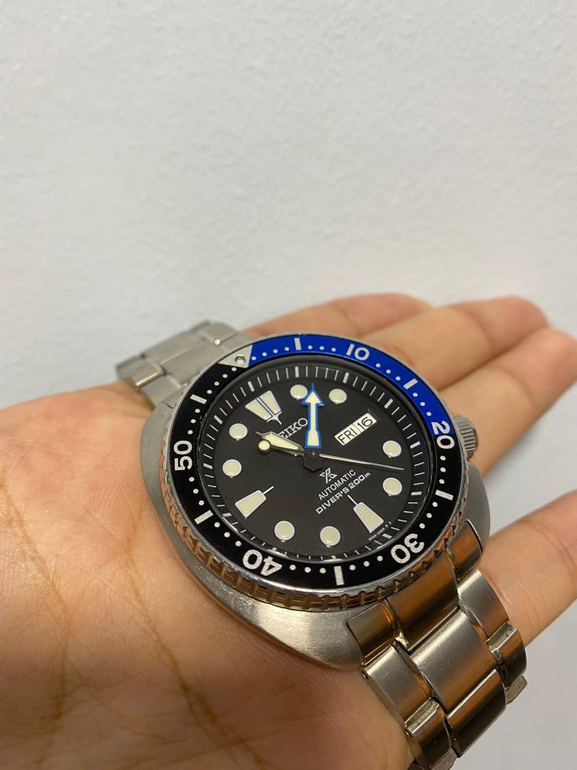 National Day Sale Seiko Turtle Batman SRP78K1, Men's Fashion, Watches ...
