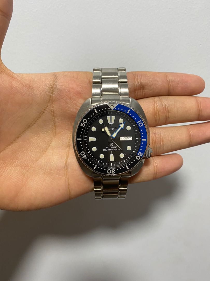 National Day Sale Seiko Turtle Batman SRP78K1, Men's Fashion, Watches ...