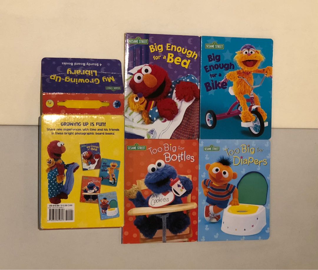 Sesame Street board book SET, Hobbies & Toys, Books & Magazines ...