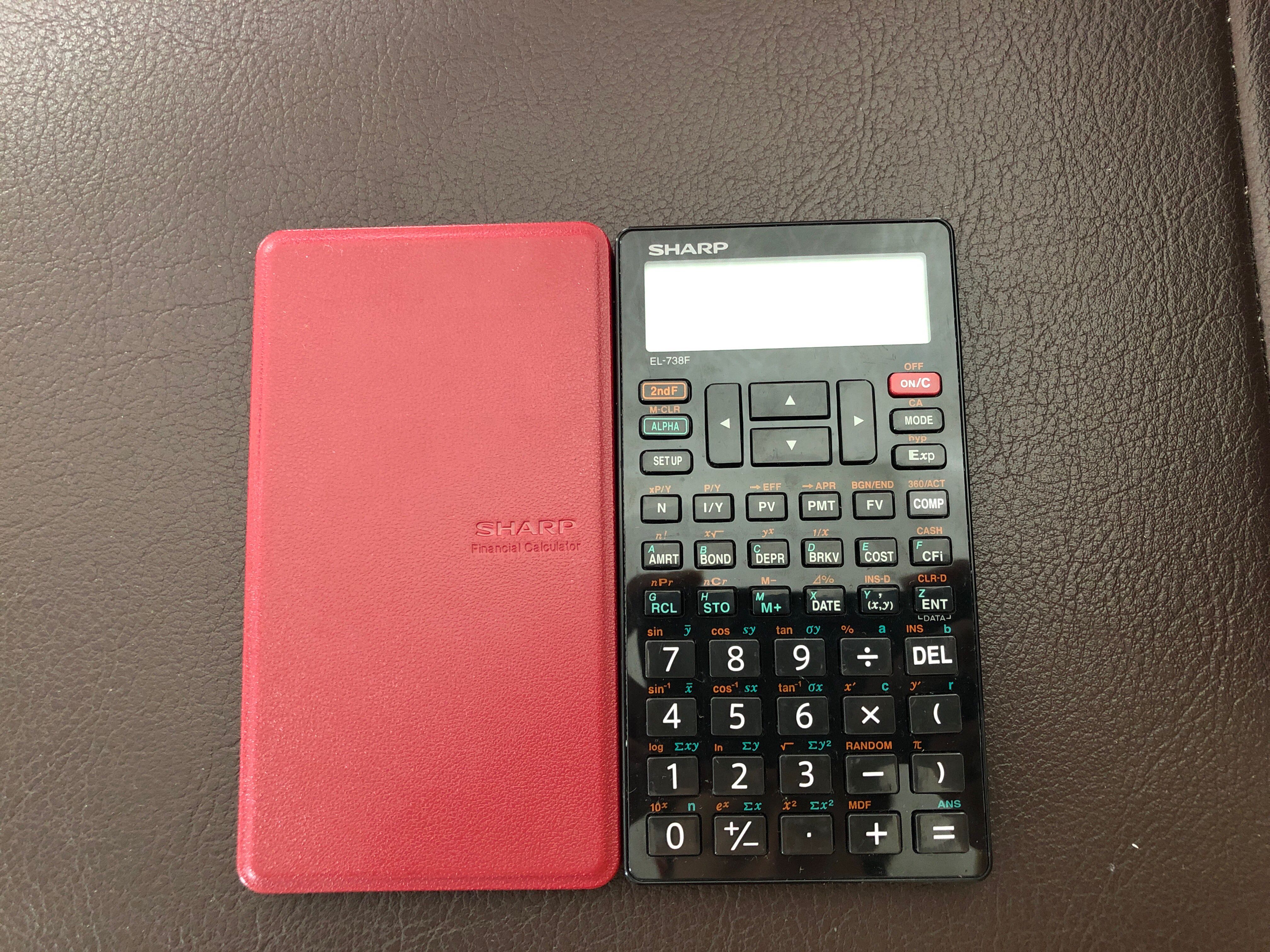 Sharp Financial Calculator, Computers & Tech, Office & Business ...