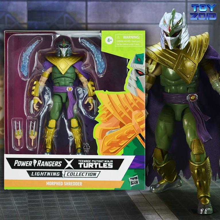 Shredder Green Ranger Power Rangers TMNT Lightning Collection, Hobbies ...