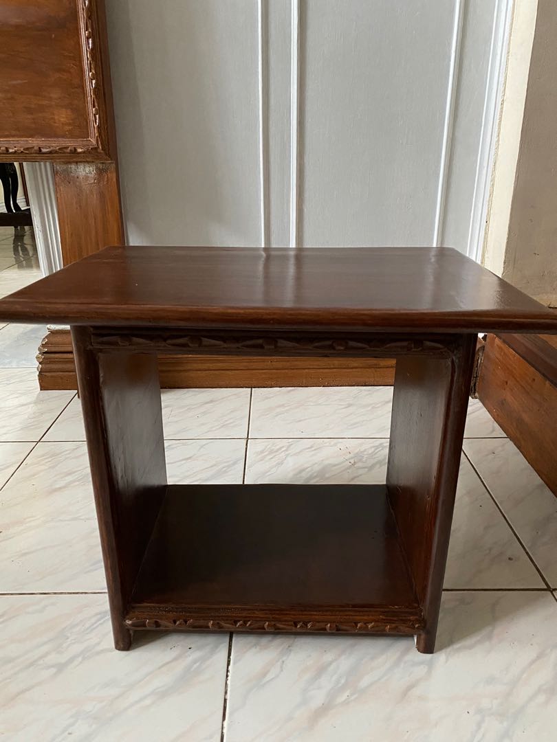 Solid Narra Side Table, Furniture & Home Living, Furniture, Tables ...