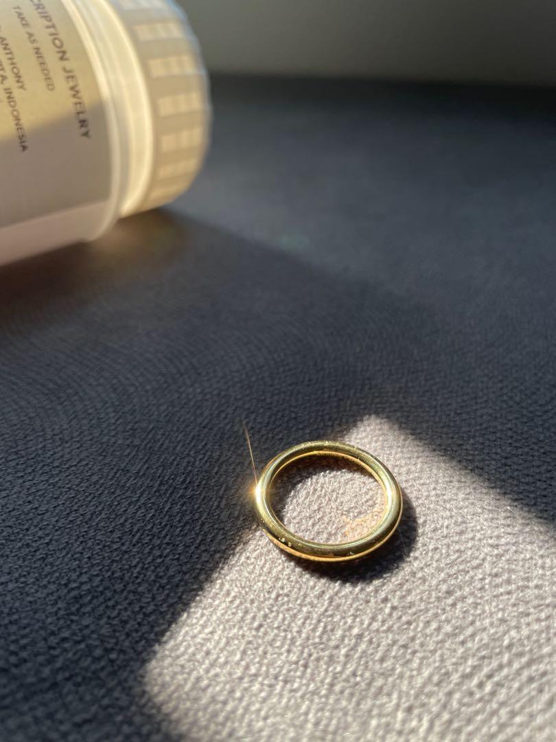 Stuudio Particular - Flint Ring Gold, Fesyen Wanita, Perhiasan di Carousell