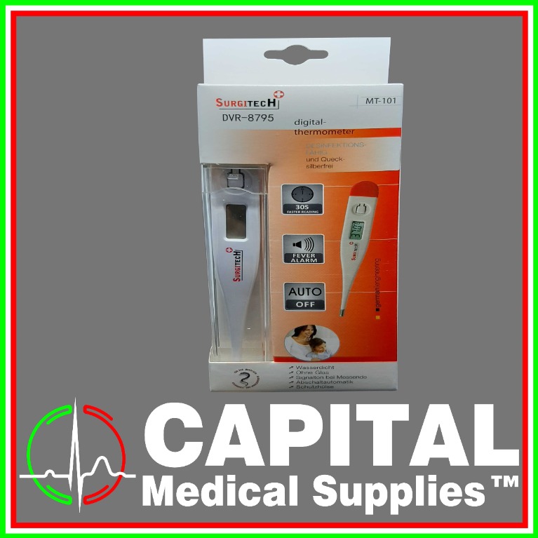 Surgitech, Digital Thermometer, Health & Nutrition, Thermometers on ...