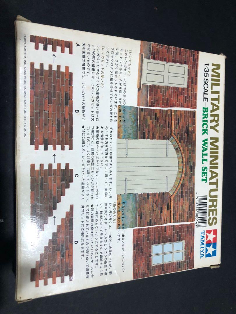 Tamiya brick wall set 1/35, Hobbies & Toys, Collectibles & Memorabilia ...