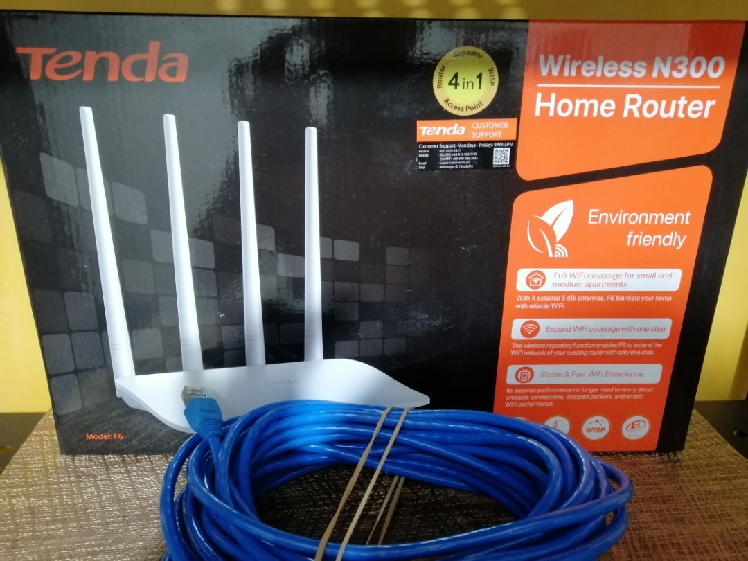 Tenda router, Computers & Tech, Office & Business Technology on Carousell
