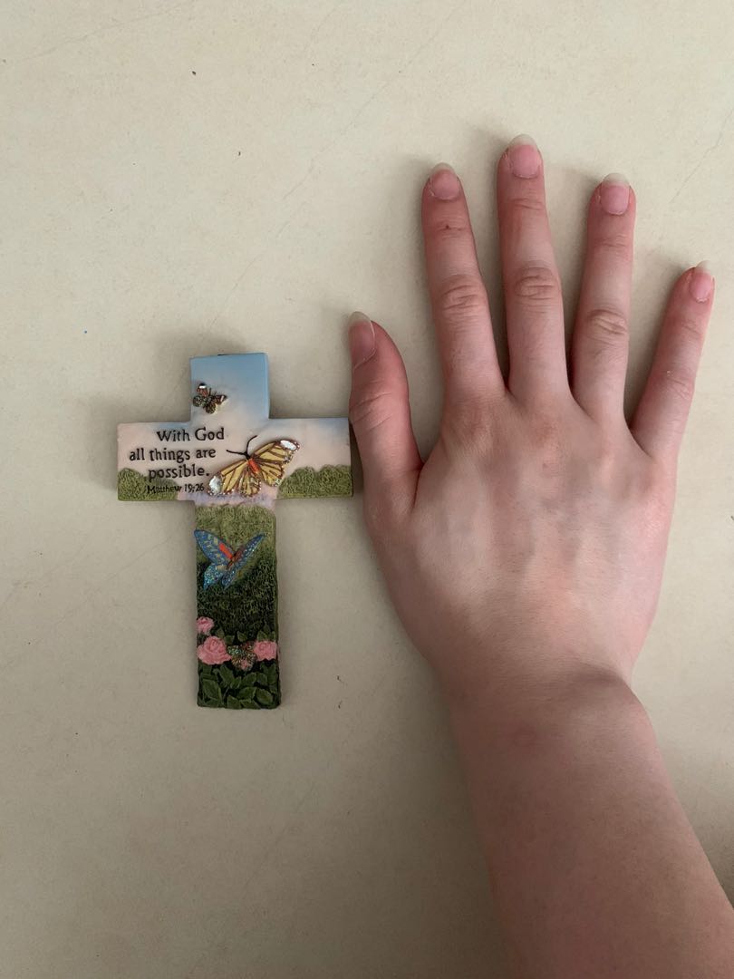 Tiny Christian scripture hanging fixtures, Furniture & Home Living ...