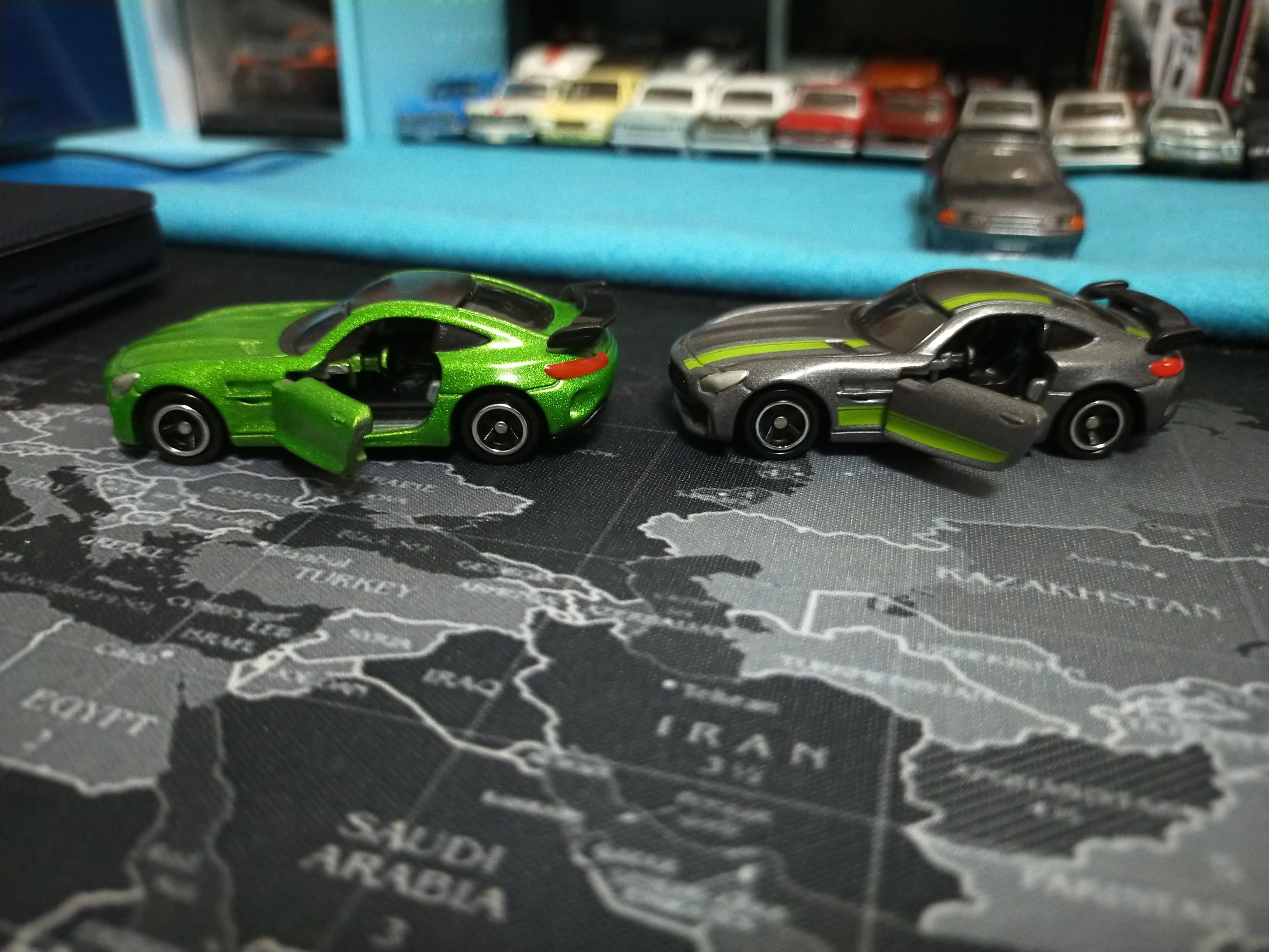 Tomica Mercedes Benz AMG GTR, Hobbies & Toys, Toys & Games on Carousell