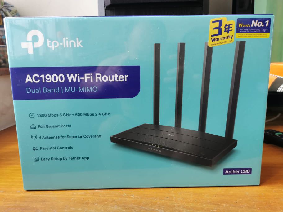 TP-link AC1900 Wi-Fi Router, 電腦＆科技, 電腦周邊及配件, Wifi及上網相關產品 - Carousell