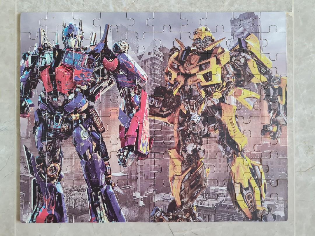 Transformer 100pcs puzzles with metal container, Hobbies & Toys, Toys ...