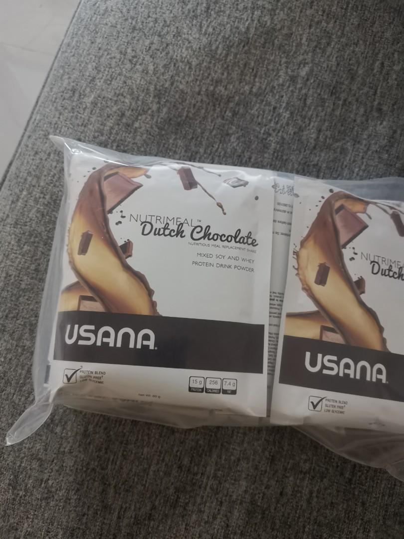Usana Nutrimeal Dutch Chocolate, Health & Nutrition, Health Supplements ...