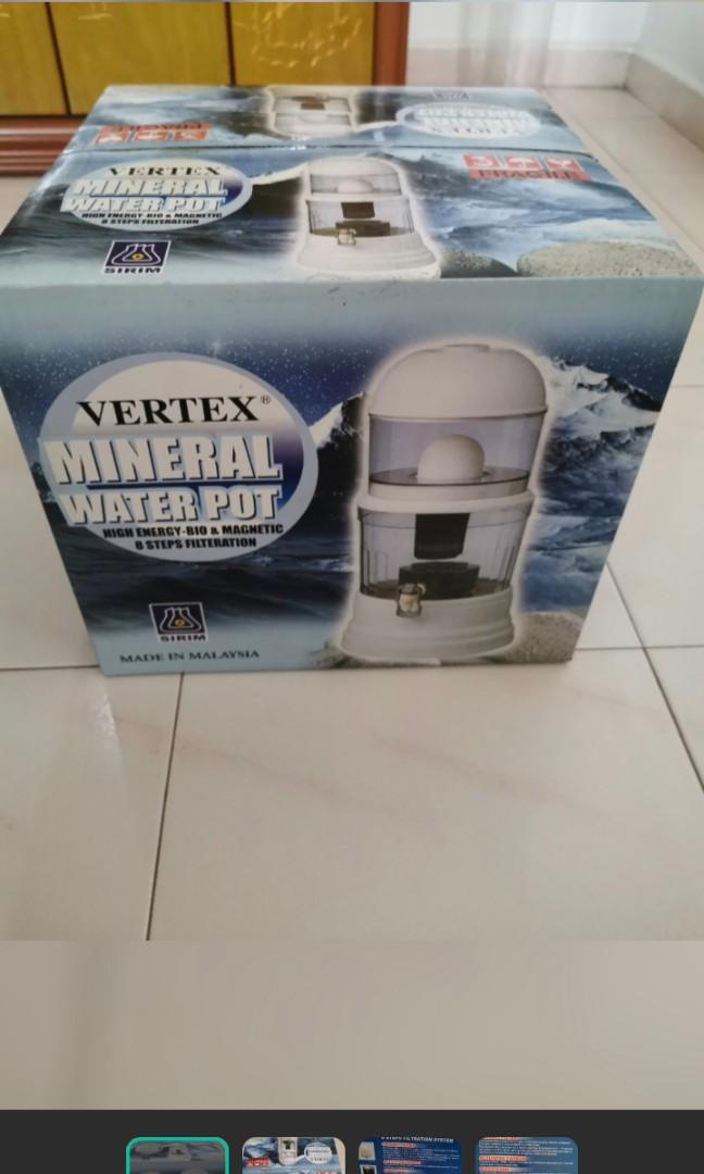 Vertex mineral water pot, Everything Else on Carousell