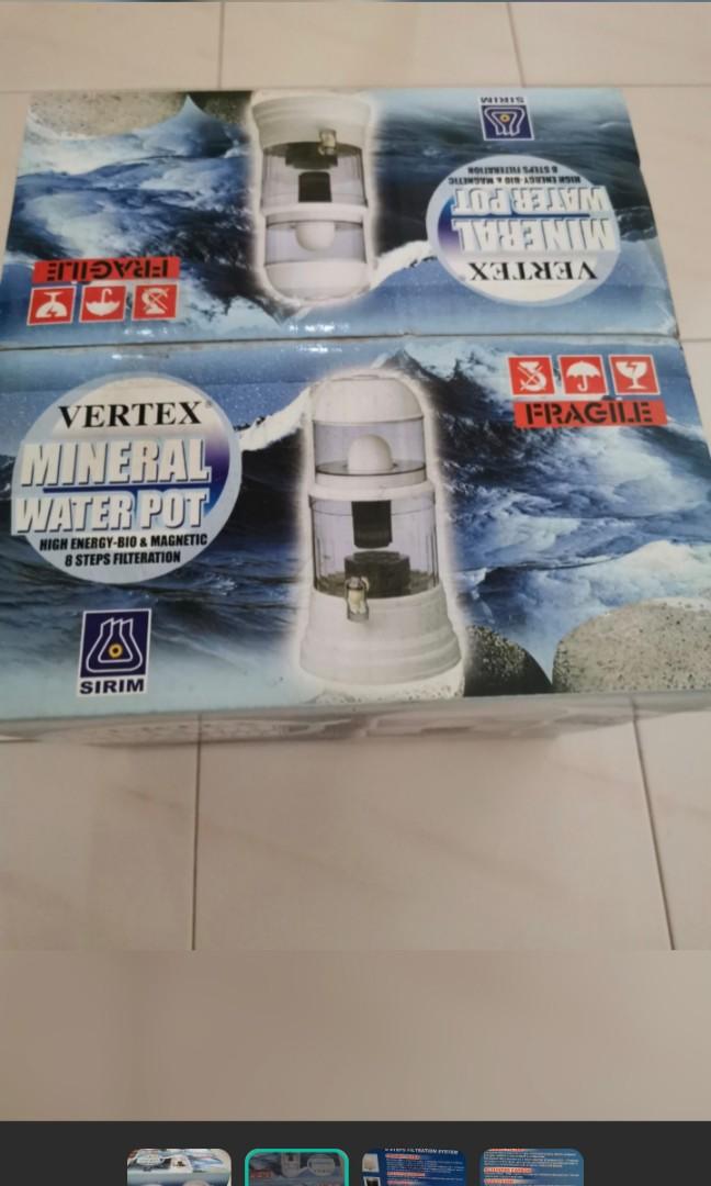 Vertex mineral water pot, Everything Else on Carousell