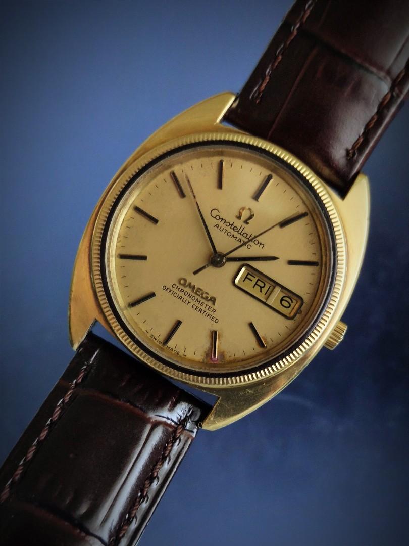 Vintage 1975 Omega Constellation C-shape, Luxury, Watches on Carousell