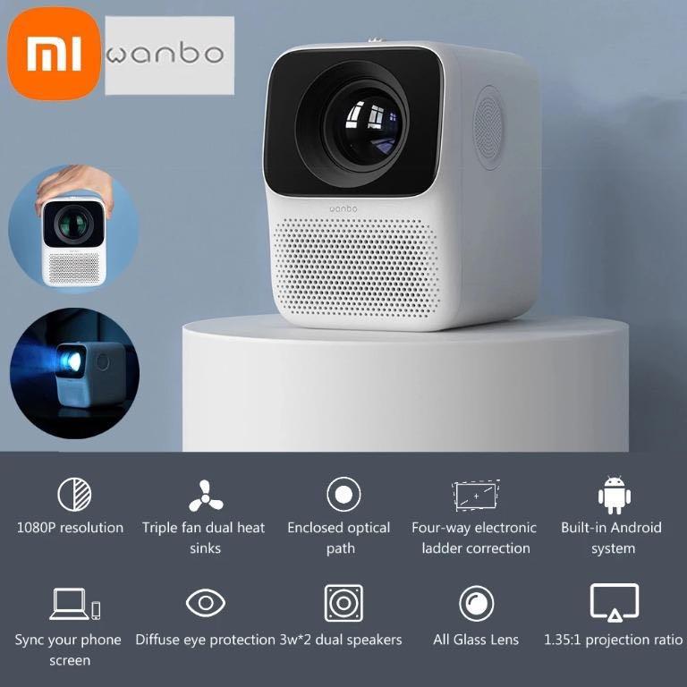 Xiaomi Wanbo T2 Max Projector, TV & Home Appliances, TV & Entertainment ...