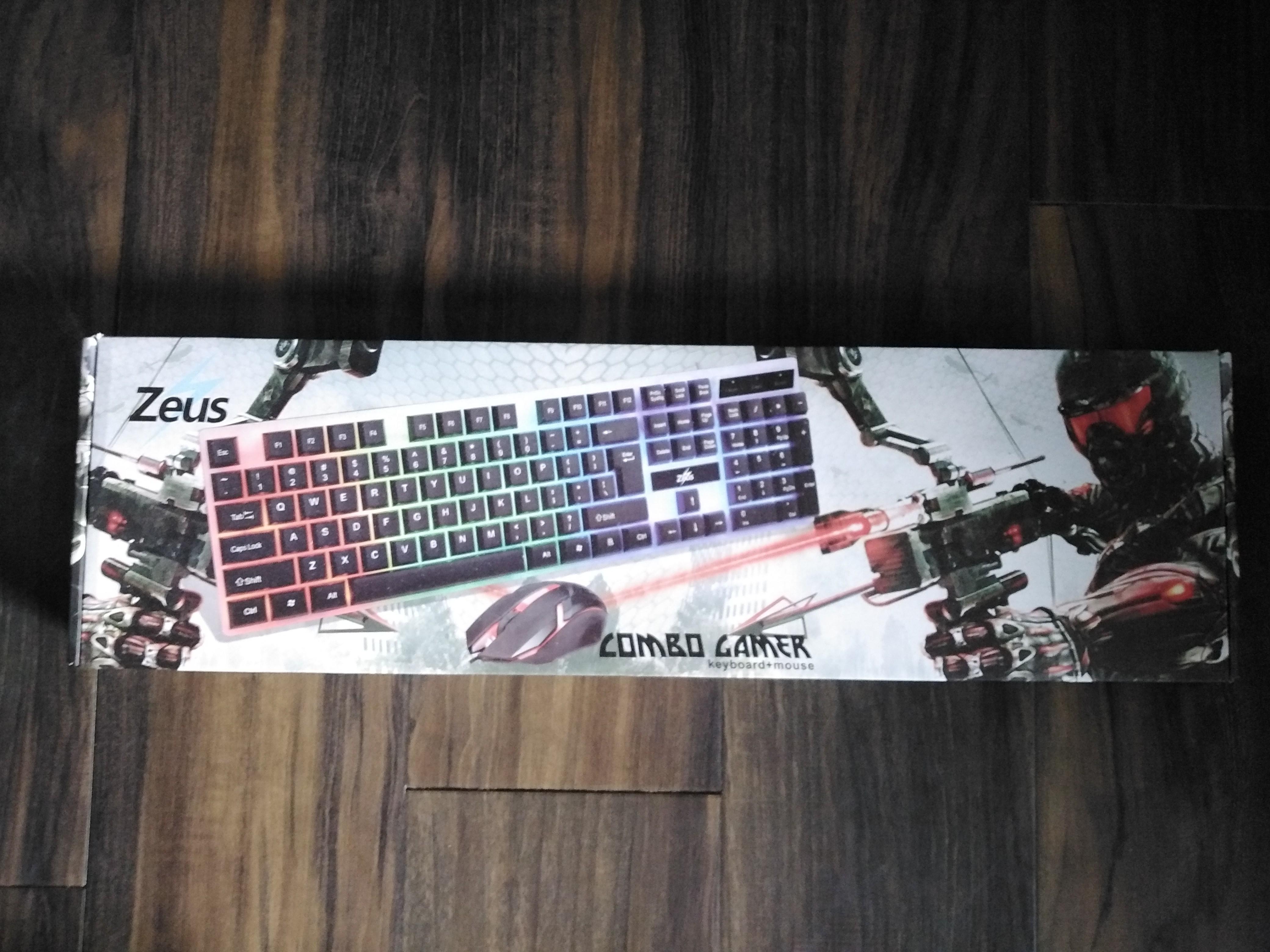 Zeus K001 Combo Gamer's Keyboard & Mouse, Computers & Tech, Parts ...