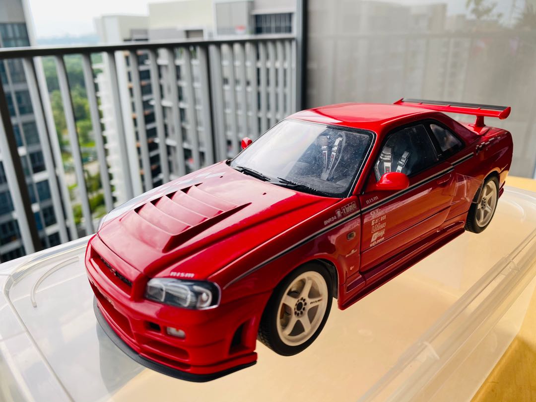 1/18 AUTOart Nissan Skyline GTR R34 Nismo R1 R-Tune Version AA77357 ...