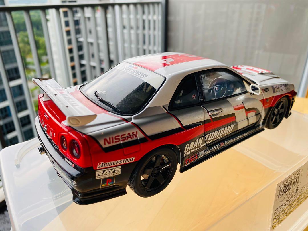 1/18 AUTOart Nissan Skyline Gran Turismo GT-R R34, Hobbies & Toys, Toys & Games on Carousell