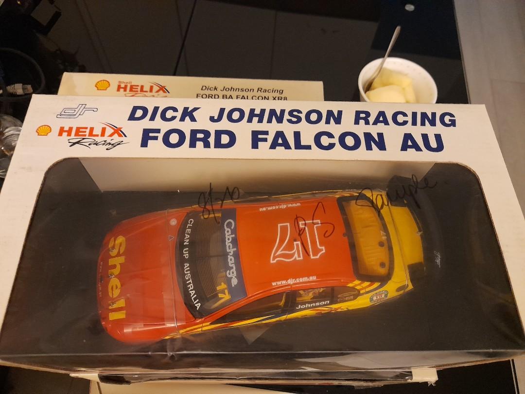模型車 Dick Johnson Racing Ford Falcon Au( 17Steven Johnson), 興趣及遊戲, 玩具 ...
