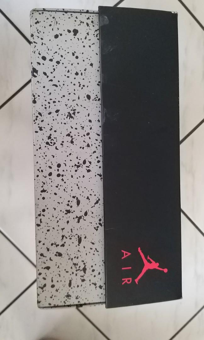 Air Jordan 4 White Cement BOX ONLY, Luxury, Sneakers & Footwear on ...