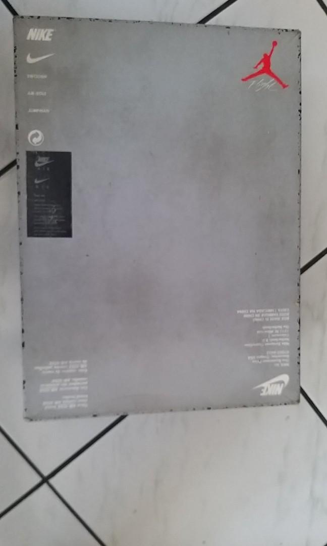 Air Jordan 4 White Cement BOX ONLY, Luxury, Sneakers & Footwear on ...