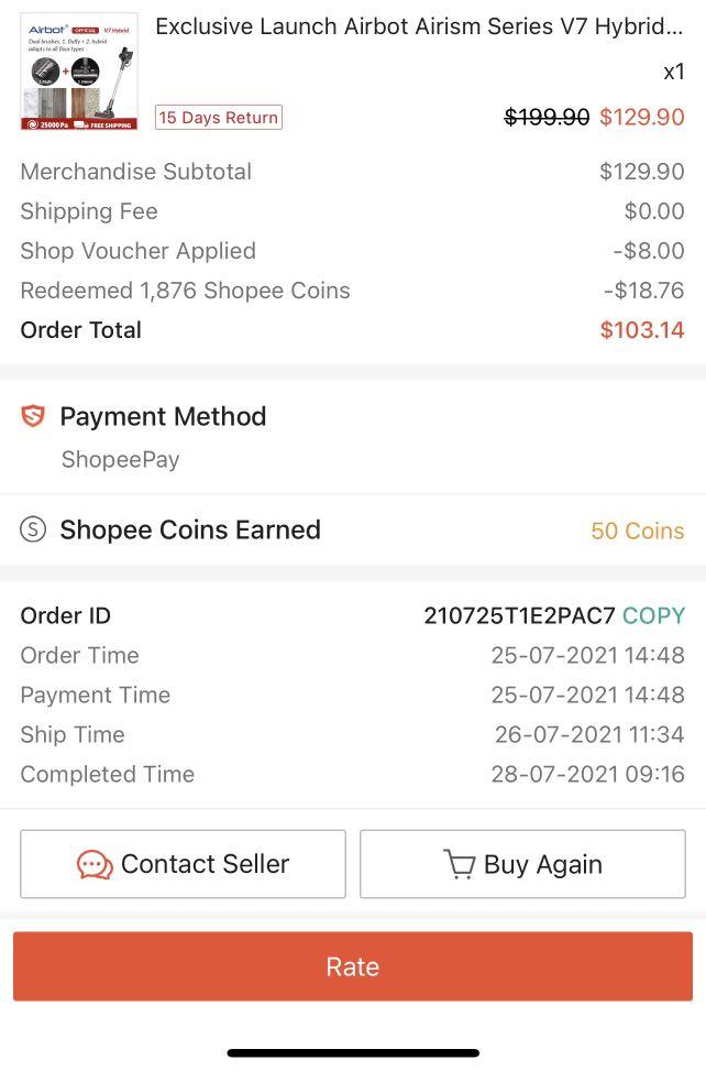 Airbot hand held vacuum v7, TV & Home Appliances, Vacuum Cleaner ...