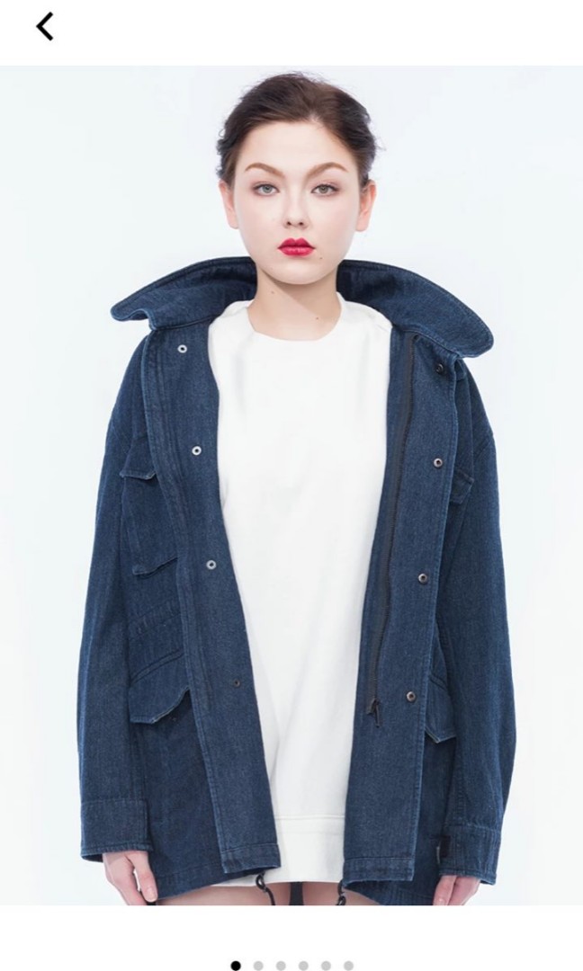 Alpha Style Denim Jacket, Women's Fashion, Coats, Jackets and Outerwear ...