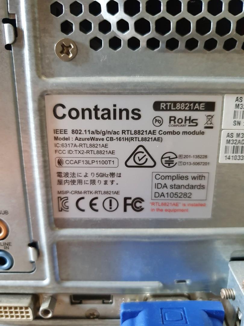 ASUS M32 series with optical drive, Computers & Tech, Desktops on Carousell