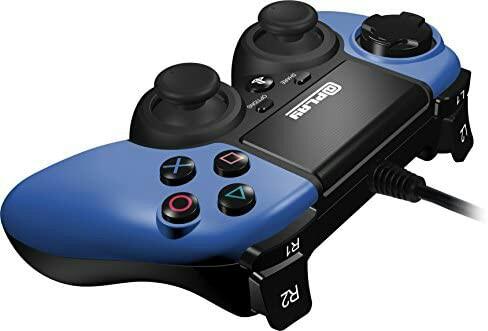 AtPlay Wired Compact Controller for PS4 Blue, Video Gaming, Gaming ...