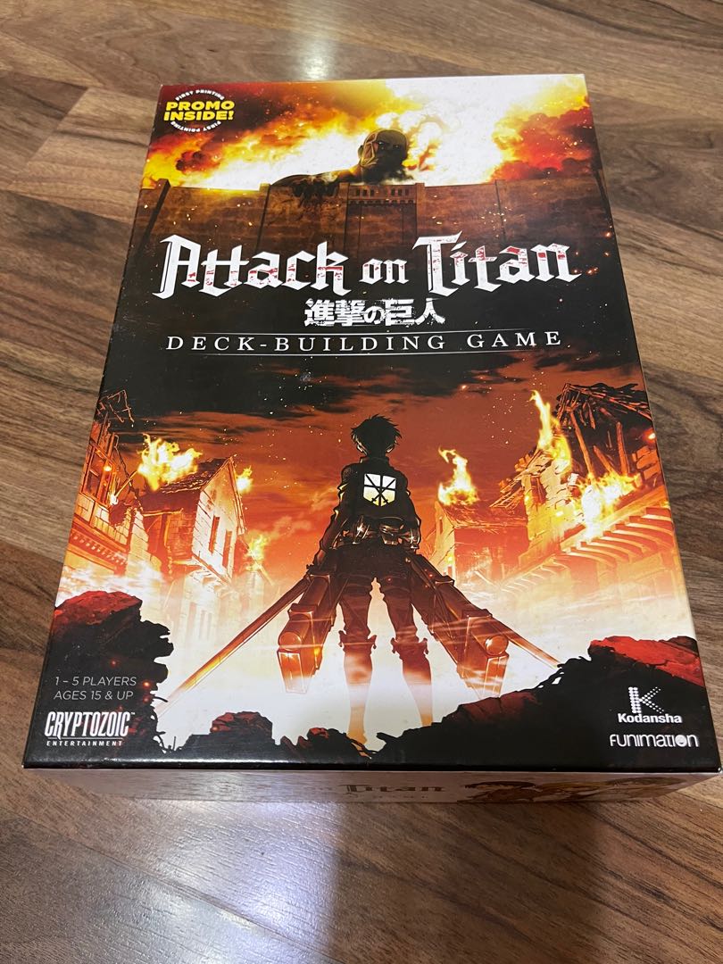 Attack On Titan board game, Hobbies & Toys, Toys & Games on Carousell