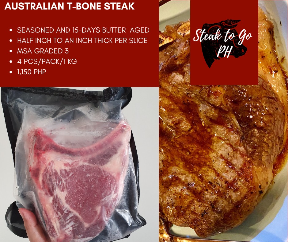 Australian T-Bone Steak 1kg, Food & Drinks, Chilled & Frozen Food on ...