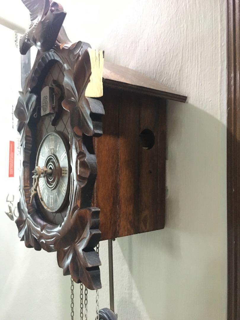 Authentic Cuckoo Clock from Black Forest in Germany, Furniture & Home ...